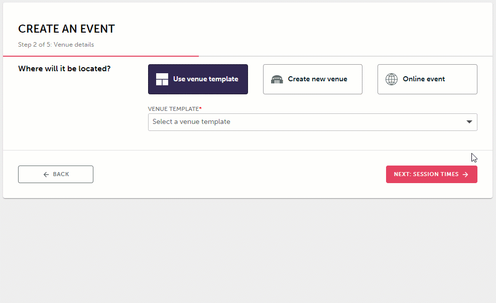 Venue Templates – Vanco Events